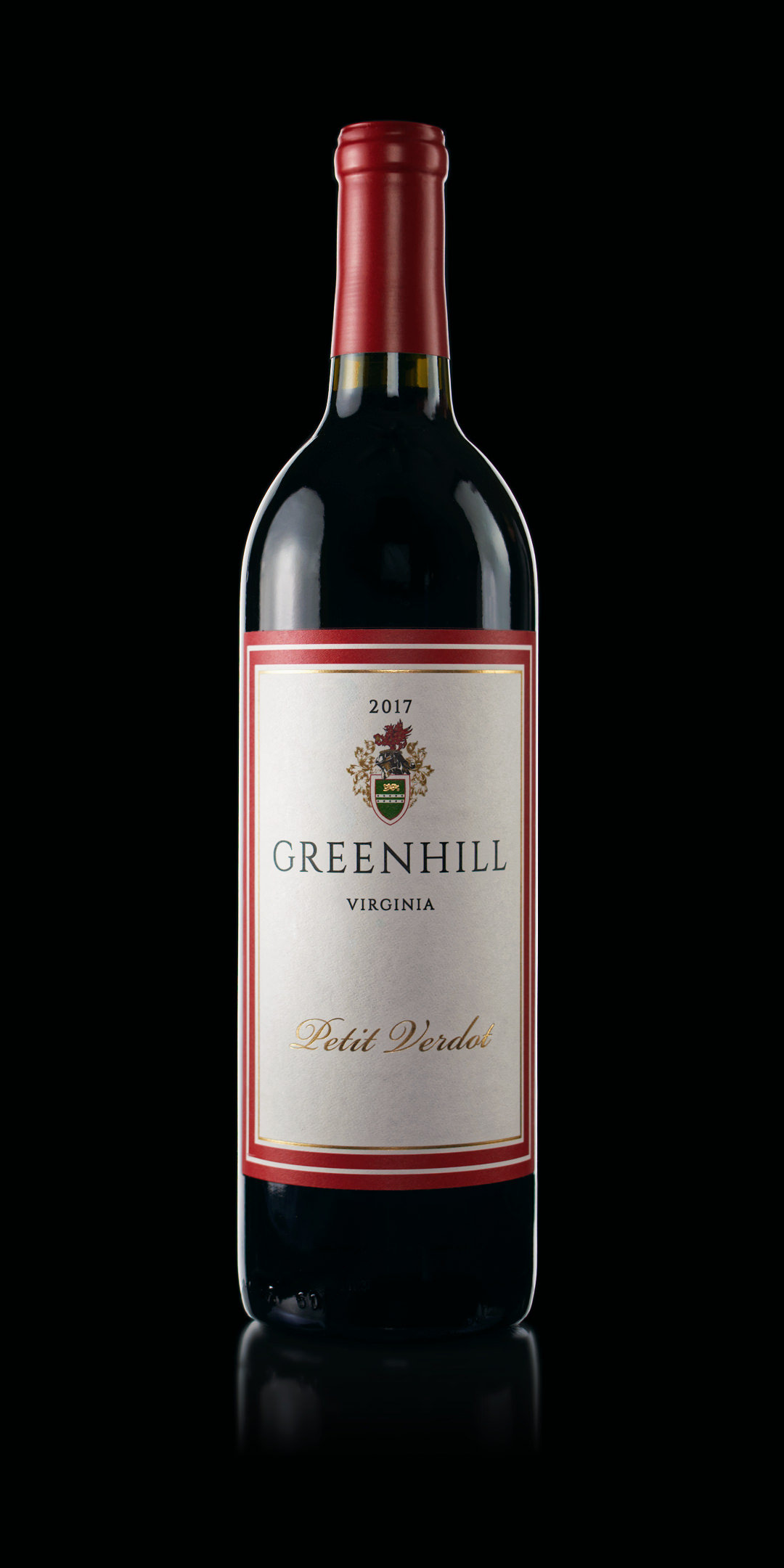 Petit Verdot Wine Bottle (Black Background) | Thomas Scott Layman