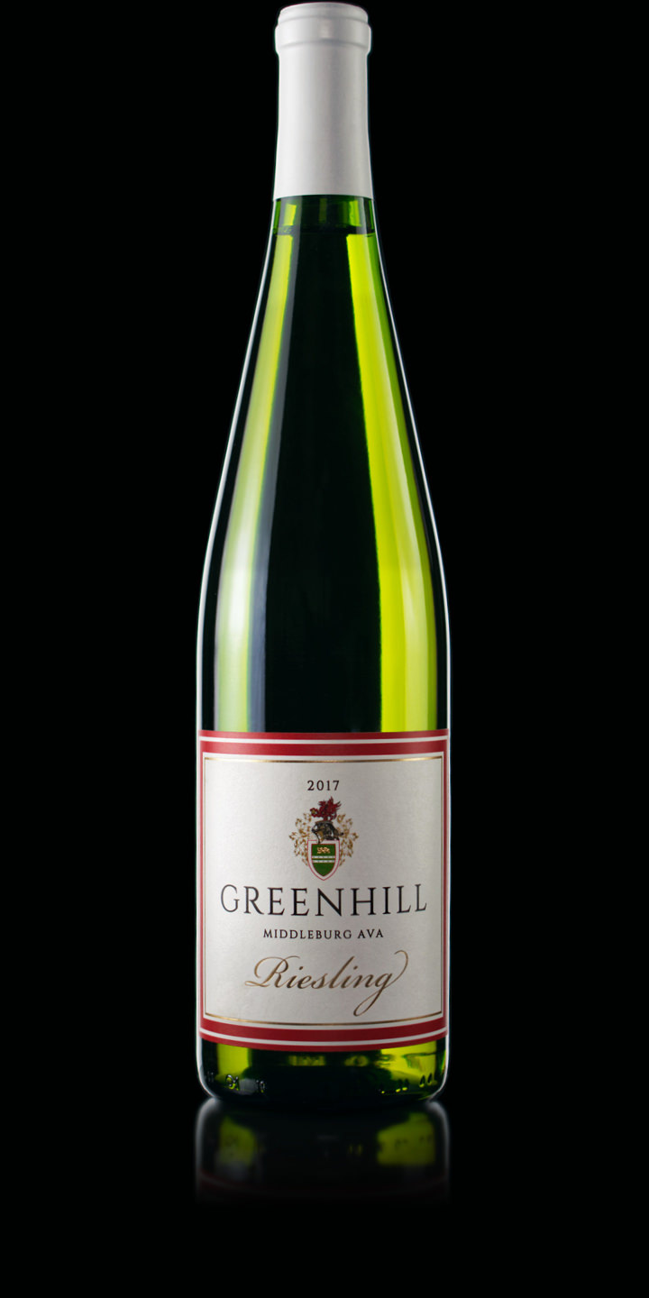 Riesling Wine Bottle Black Background Thomas Scott Layman