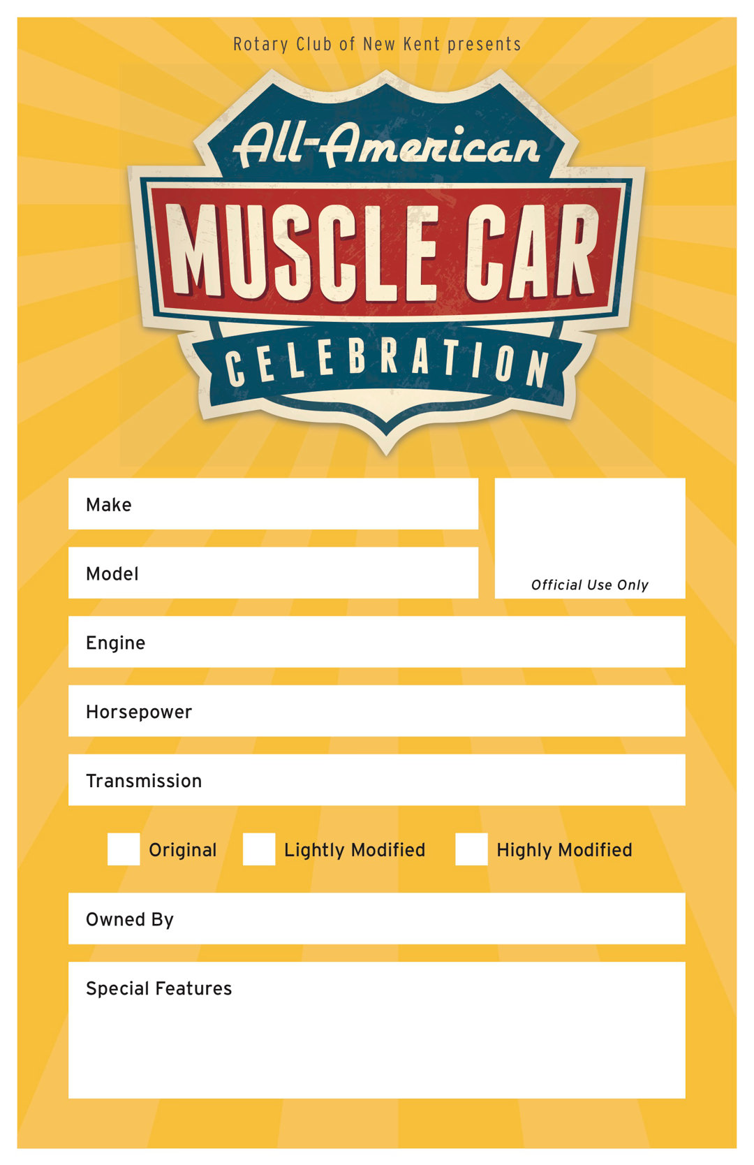 Car Information Card | Cards Design | Thomas Scott Layman