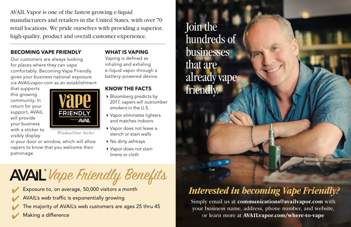 Is Your Business Vape Friendly? | Brochures | Thomas Scott Layman