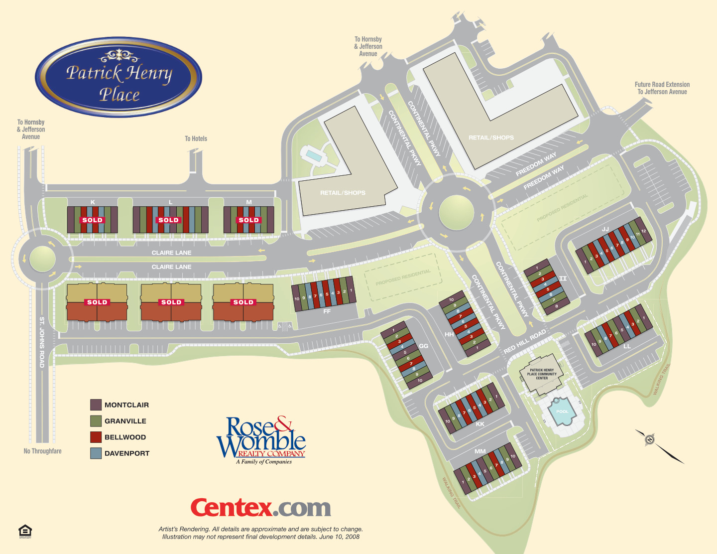 Patrick Henry Place Neighborhood Map Flyer | Thomas Scott Layman