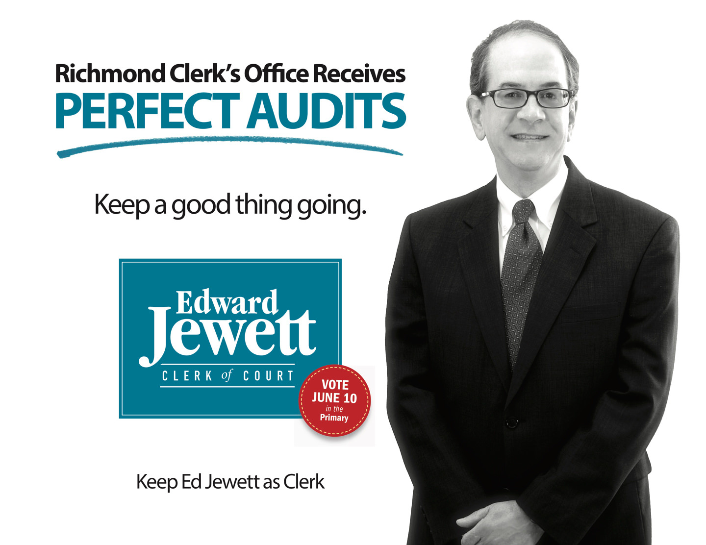 Edward Jewett 2014 Perfect Audits | Direct Mail | Thomas Scott Layman